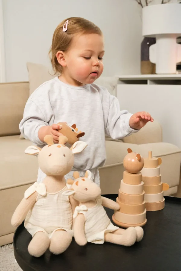 Stacking Wooden Pyramid Bear Marcel | Martin and Ella